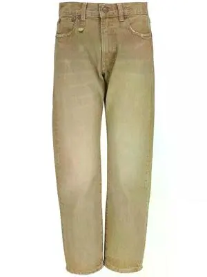 R13 Stonewash Straight-leg Jeans