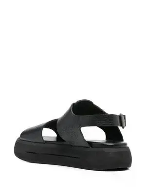 Moma Leather Platform Sandals