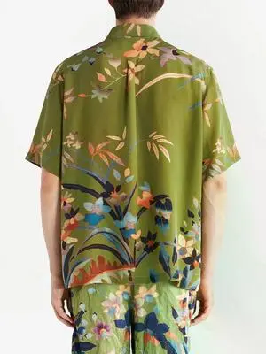 Etro Floral-print Silk Shirt