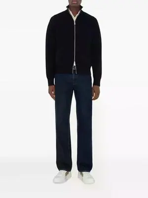 Burberry Calf Leather Terrace Sneakers With Check Detail