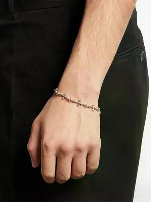 Emanuele Bicocchi Sterling Multi-cross Charm Bracelet