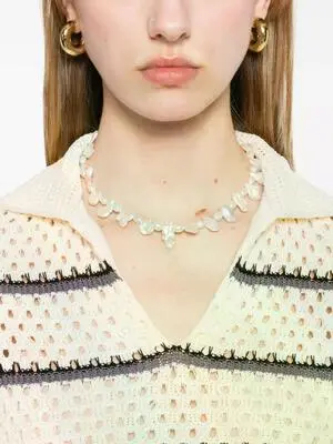 Vince Macrame Striped Top