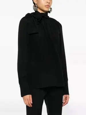 Givenchy 4g Silk Crepe Blouse