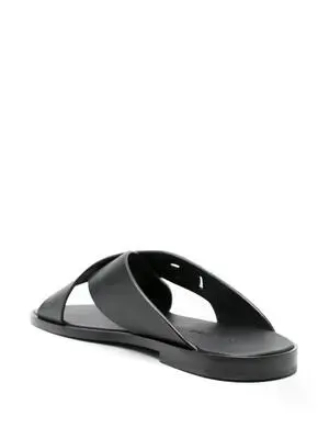 Dolce & Gabbana Dg Logo Leather Sandals