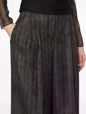 Alberta Ferretti Tailored Pinstriped Palazzo Pants