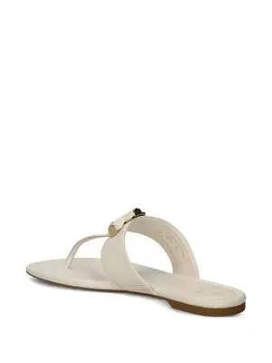 Kate Spade New York Floral Appliqué Thong Sandals