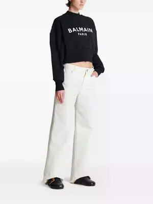 Balmain Logo Crewneck Sweatshirt