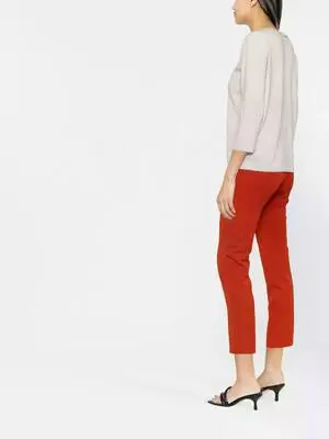 Fabiana Filippi V-neck Jumper With Metallic Trim