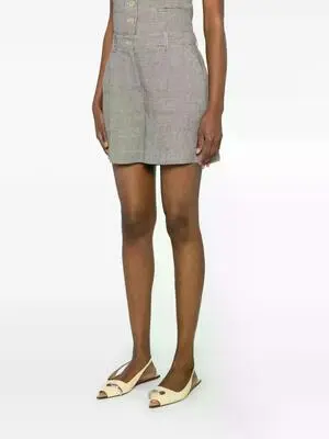 P.a.r.o.s.h Houndstooth Tailored Shorts