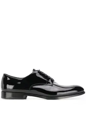 DOUCAL'S Patent Leather Derby Shoes