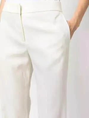 Fabiana Filippi Virgin Wool Tailored Trousers Milk