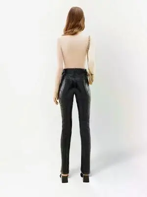 COURREGES High Neck Knitted Top