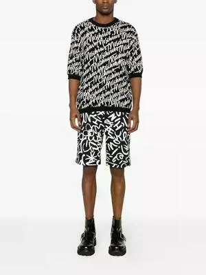 Moschino Monogram Print Chino Shorts
