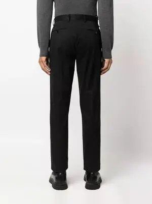 Zegna Four-pocket Cotton Chinos - Black
