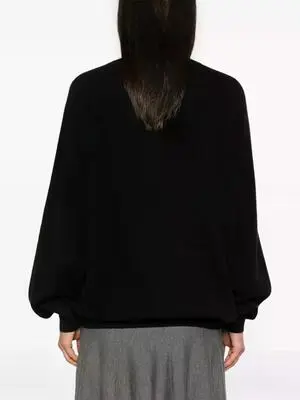 Khaite Percy Cashmere Blend Sweater - Black
