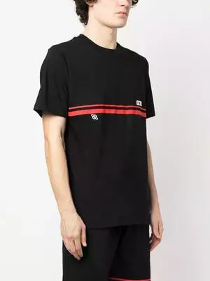 Gcds Logo-print Short-sleeve T-shirt - Black