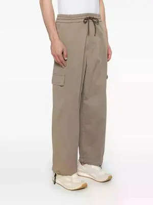 DONDUP Cotton Cargo Trousers - Brown