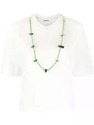 AMBUSH Boxy T-shirt With Chain Detail