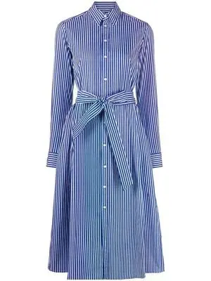 Polo Ralph Lauren Striped Cotton Shirt Dress