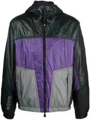 Moncler Hooded Zip-up Sports Jacket - Grey