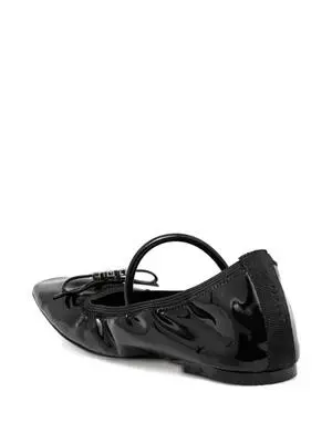 Dkny Ballerina Shoes With Bow Detailing