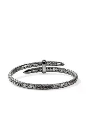 John Hardy Spear Flex Diamond Cuff Bracelet - Silver