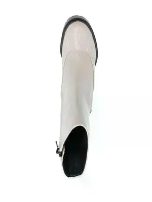 Furla Leather Ankle Boots With Block Heel