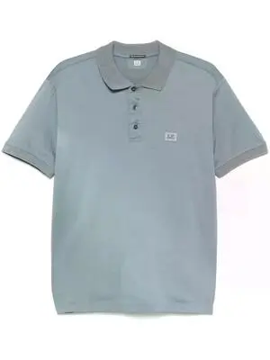 C.P. COMPANY Logo-patch Polo Shirt