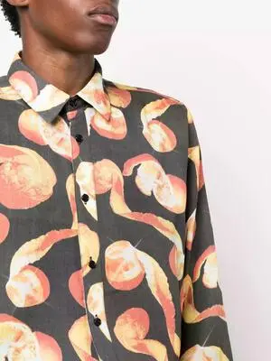 Viktor & Rolf Graphic Print Long Sleeve Shirt