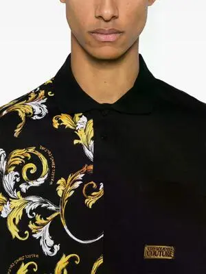 Versace Barocco-print Polo Shirt