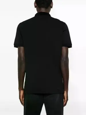 Dolce & Gabbana Logo-embroidered Polo Shirt - Black