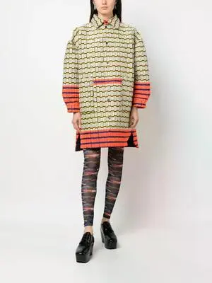 Henrik Vibskov Bird-print Semi-sheer Mesh Leggings