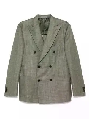 Corneliani Double-breasted Blazer - Green