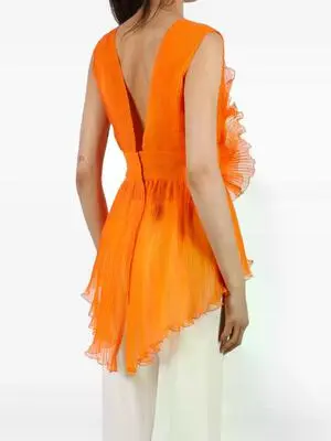 Alberta Ferretti Floral Silk Top