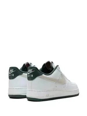 Nike Force 1 Low Vintage Green Leather Sneakers - White