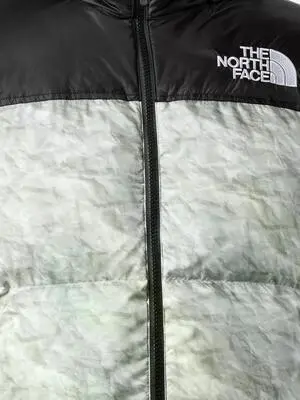 Supreme X The North Face Nuptse Paper Print Down Jacket - Grey