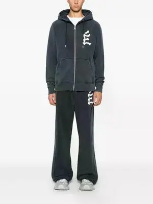 Études Studio Logo Embroidered Zip-up Hoodie
