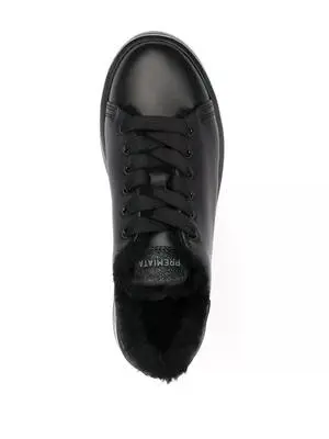 Premiata Shearling-lined Lace-up Sneakers