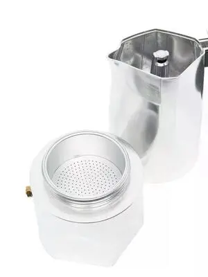 ALESSI Ossidiana 6 Cups Espresso Coffee Maker - Silver