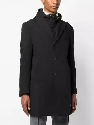 Corneliani Single-breasted Hooded Jacket
