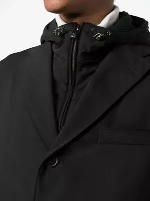 Corneliani Single-breasted Hooded Jacket