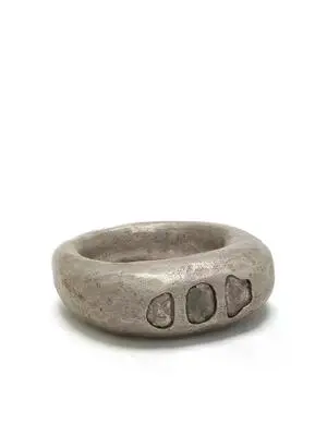 PARTS OF FOUR Sterling Silver & Diamond Accents Ring - Metallic