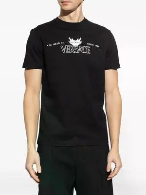 Versace Printed Cotton-jersey T-shirt