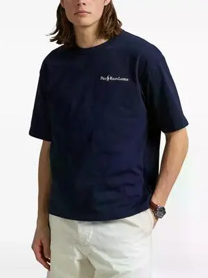 Polo Ralph Lauren Logo-embroidered T-shirt - Blue