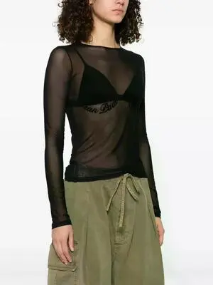 JEAN PAUL GAULTIER Flocked-logo T-shirt