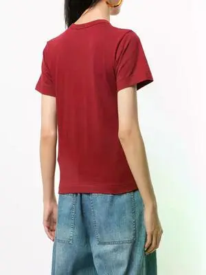 Play Comme Des Garcon Embroidered Heart T-shirt