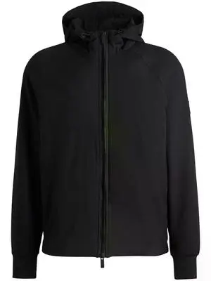 BOSS Logo-appliqué Hooded Jacket
