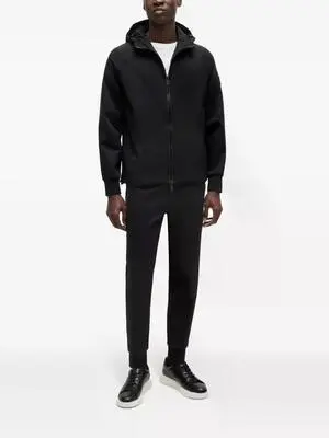 BOSS Logo-appliqué Hooded Jacket