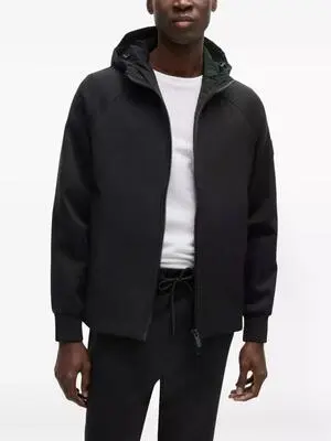 BOSS Logo-appliqué Hooded Jacket