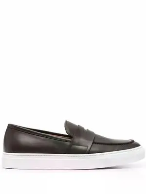 SCAROSSO Alberto Leather Penny Loafers